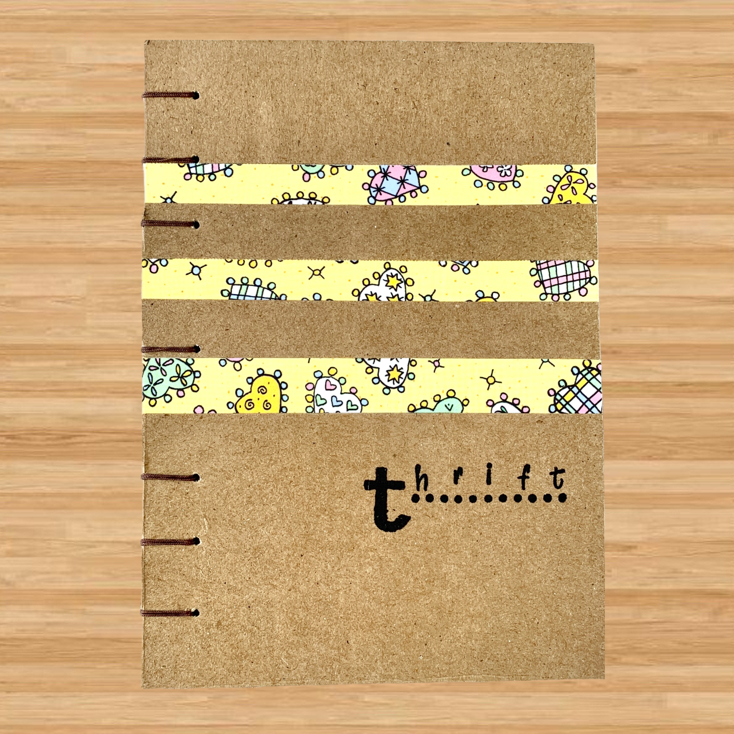 Thrift - A6 - Dot Grid - Coptic Bound - Fountain Pen Notebook - Handma